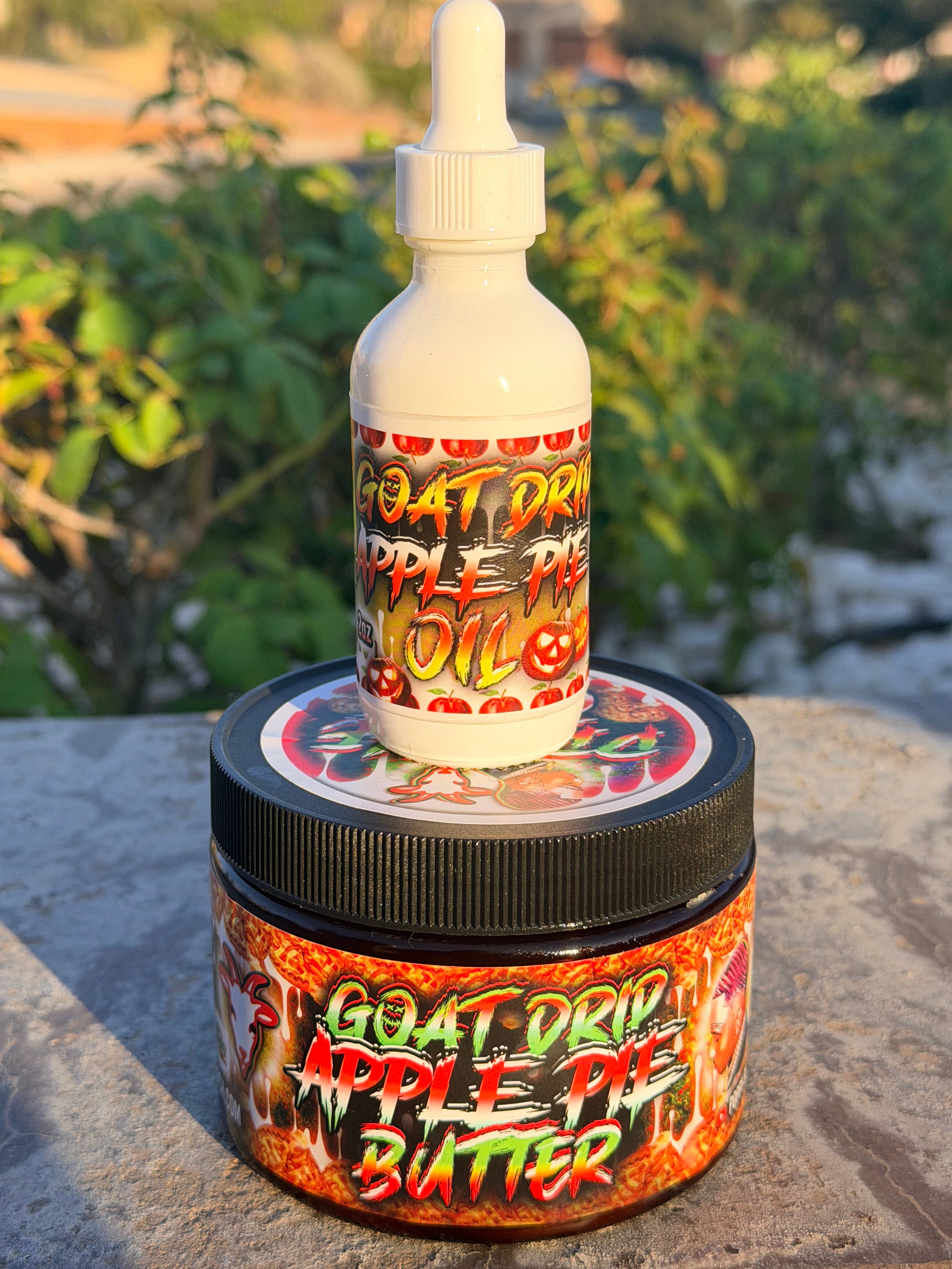 GOAT DRIP APPLE PIE OIL + GOAT DRIP APPLE PIE BUTTER! – PB THE GOAT MERCH